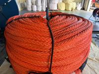 China 12 Strand UHMWPE Synthetic Rope 15mm 200m Winch Line for Marine and Industrial Use for sale