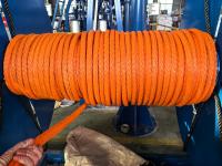 China 12 Strand UHMWPE Synthetic Rope 15mm 200m Winch Line for Marine and Industrial Use for sale