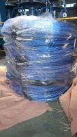 China Blue UV Resistant UHMWPE 12 Strand Marine Mooring Rope 22mm x 220m with DNV Certificate for sale