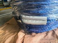China Blue UV Resistant UHMWPE 12 Strand Marine Mooring Rope 22mm x 220m with DNV Certificate for sale