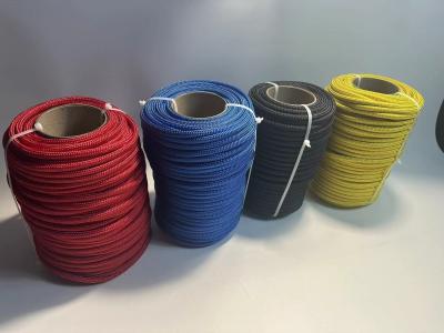 China Double Braided Polyester Cover UHMWPE 12 Strand Rope Core for Boat Mooring Anchoring 4mm-60mm for sale