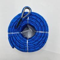 China Blue 16 Strand Double Braided Nylon Mooring Dock Line Anchor Rope 6mm to 60mm for sale
