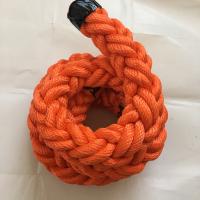 China Marine Braided Mooring Rope 8 Strand 220m Polyester High Strength Durable Ship Rope for sale