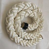 China Marine Braided Mooring Rope 8 Strand 220m Polyester High Strength Durable Ship Rope for sale