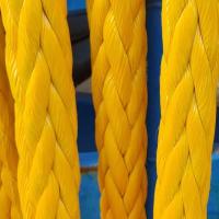 China 26mm 12 Strand UHMWPE Marine Mooring Rope High Strength Abrasion UV Resistant 200m for sale