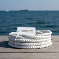 China 14mm 3 Strand Twisted Nylon Rope Marine Grade High Strength Boat Dock Line 220m for sale