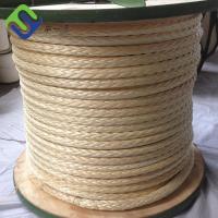 China 20mm 12 Strand UHMWPE Marine Mooring Rope - ABS Certified, 15x Steel Strength, 6-160mm Diameter Range for sale