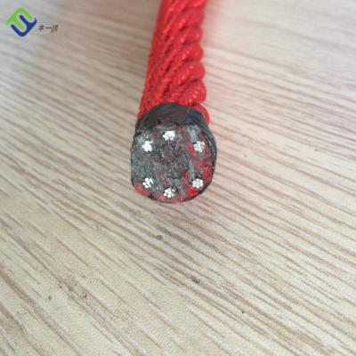 China 16mm Playground Combination Rope with Steel Core - 6 Strand UV-Resistant Design for Outdoor Equipment for sale