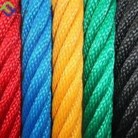 China 16mm Nylon Playground Climbing Net Rope with 40KN Breaking Load for Outdoor Recreation Equipment for sale