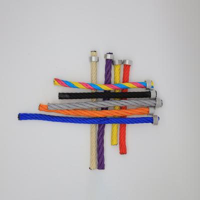 China PP Polypropylene Outdoor Playground Rope 16mm 6-Strand with Steel Core, 40KN Breaking Load, 500kg Capacity for sale