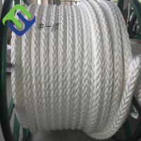 China 8 Strand Braided Nylon Mooring Line 48mm x 220m Hawser Rope for Marine and Industrial Applications for sale