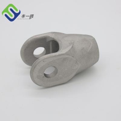 China Aluminum U-Type Rope Connector 16mm for Playground Climbing Nets with 1000KG Breaking Strength for sale