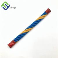 China 16mm 6-Strand Polyester Combination Rope with Steel Core for Playground Climbing Nets - 200m to 500m Lengths for sale