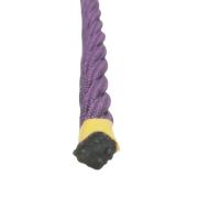 China 4-Strand Polyester Combination Rope with Steel Core - 16mm Diameter, 500m Length for Playground Equipment for sale