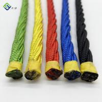 China Twisted Polyester Combination Wire Rope 16mm 4 Strands For Playground Swing for sale