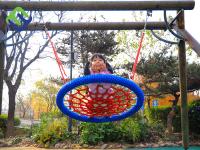 China Hanging Netted Seat Playground Swing 80-150cm Diameter with 500-750kg Weight Capacity for Children's Adventure Parks for sale