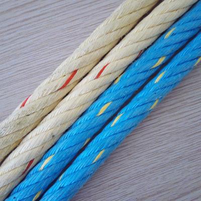 China 12-22mm PP Combination Wire Rope 6 Strands for Fishing - 200m/220m Length with Steel Core for sale