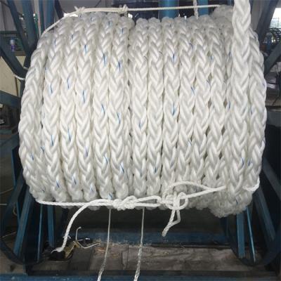 China 60mm 8-Strand Polypropylene Marine Hawser Rope - 200m/220m Length, Floating Design for Yacht Mooring for sale