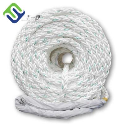 China 40mm-200mm 8 Strand Polypropylene Rope | 165°C Melting Point | Custom Lengths for Marine Applications for sale