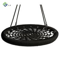 China Tree Circular Flying Saucer With Ropes Spider Swing Netted Webbed Seat for sale