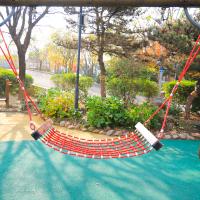 China 4-Strand Polyester Combination Rope Playground Hammock 150cm x 80cm with 16mm Diameter and 5+ Year Lifespan for sale