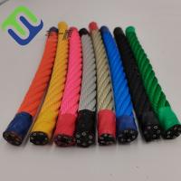 China 8mm-12mm Playground Combination Rope with Steel Wire Core - UV-Resistant Polyester/Nylon for Commercial Play Equipment for sale