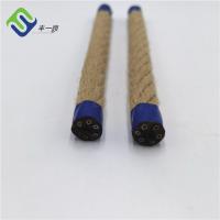 China Hemp Look Combination Wire Rope 16mm x 500m with 4000kg Breaking Strength for Playground Equipment for sale