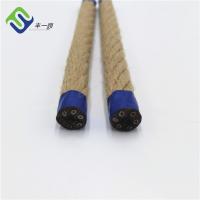 China Hemp Look Combination Wire Rope 16mm x 500m with 4000kg Breaking Strength for Playground Equipment for sale