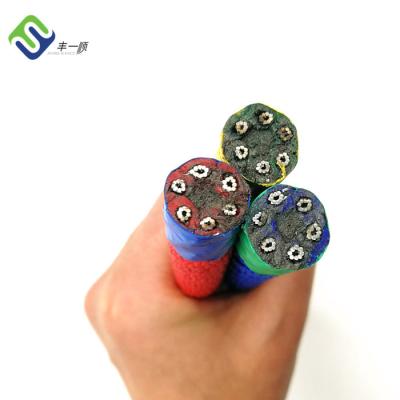 China 16mm UV Resistant Combination Rope for Playground Equipment - Galvanized Steel Core with Polypropylene Cover for sale