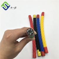 China 6 Strand Polypropylene PP Combination Rope 16mm For Nets Climbing for sale