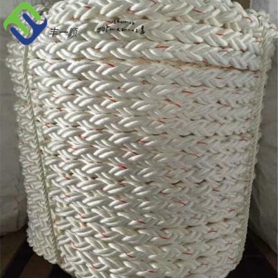 China 64mm 8-Strand Polypropylene Floating Mooring Rope | 165°C Melting Point | 0.91 Density Marine Grade for sale