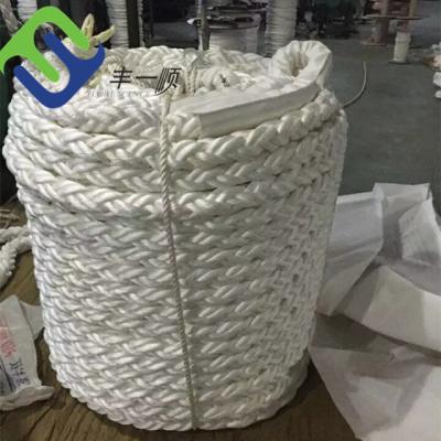China 8 Strand Marine Polypropylene Braided Floating Rope 64mm x 220m with ABS Certificate for Boats and Marine Applications for sale