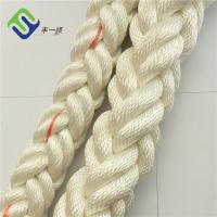China 8 Strand Nylon Rope Heavy Duty Marine Mooring Line 72mm Customizable Length for sale