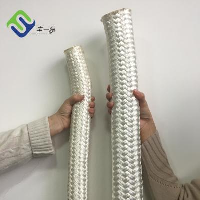 China Florescence 10mm-160mm Double Braided Nylon Marine Rope - 220m Length with High Strength and Shock Absorption for sale