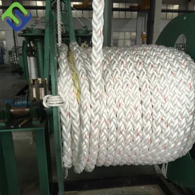 China 64mm 8-Strand Nylon Mooring Rope 220M Length for Vessels with ABS/CCS/BV Certification for sale