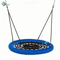 China Tree Circular Flying Saucer With Ropes Spider Swing Netted Webbed Seat for sale