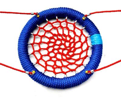 China 100cm Round Nest Combination Rope Swing Seat - UV Resistant Playground Equipment for 4 Children Capacity for sale