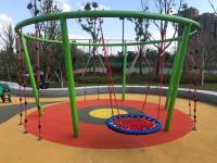 China Stainless Steel Playground Swing Button Connector 170g with 1000kg Breaking Strength for Rope Systems for sale
