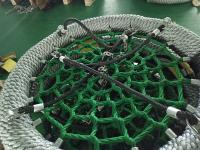 China Bird Nest Swing Chair 100-120cm Diameter with Steel-Reinforced Polyester Ropes for Outdoor Playgrounds for sale