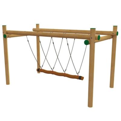 China 12 Strand Polyester Playground Rope Bridge - 14mm to 20mm Diameter, SGS Approved Outdoor Swing Equipment for sale