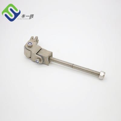 China Stainless Steel Playground Swing Button Connector 170g with 1000kg Breaking Strength for Rope Systems for sale