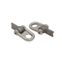 China Stainless Steel Playground Swing Button Connector 170g with 1000kg Breaking Strength for Rope Systems for sale