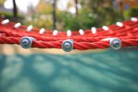 China 16mm Steel Core Playground Hammock Swing - 15kg Polyester Rope for Outdoor Children Play Areas for sale