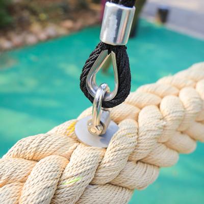 China 150mm x 2.5m Children's Playground Suspension Rope Bridge with 1000kg Weight Capacity and UV Stabilization for sale