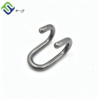 China 16mm Stainless Steel Double Hook Cross Connector for Playground Rope Fittings - 25g Weight, EN1176 Certified for sale