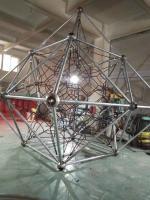 China Cubic Rope Web Climbing Playground Equipment - 6x6x9m Dimensions with 16mm Polyester Rope for sale