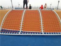 China Cubic Rope Web Climbing Playground Equipment - 6x6x9m Dimensions with 16mm Polyester Rope for sale