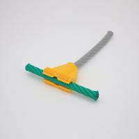 China PA6 Plastic T Playground Rope Connector 16mm with 500kg Capacity for Climbing Nets for sale