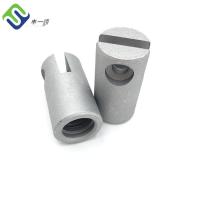 China 16mm Aluminium 6063 Playground Rope Connector Buckles - 37g Weight, 300pcs MOQ for Climbing Nets for sale