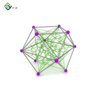 China Custom Diamond Shape Kids Playground Climbing Net 4000mm×5600mm TUV Certified Outdoor Safety Rope Structure for sale
